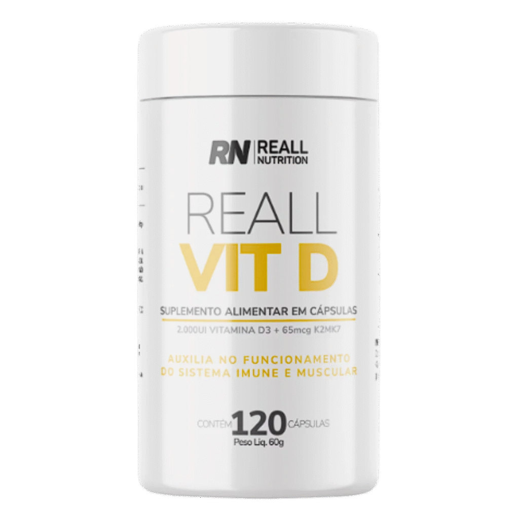 Vit D 120 cápsulas – Reall Nutrition – Catalogo ATP