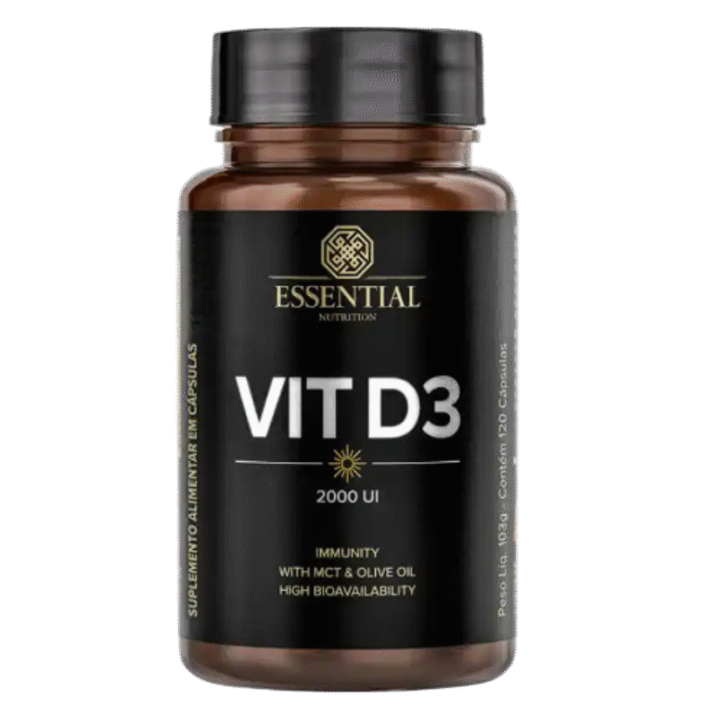 Vit D3 120 cápsulas – Essential Nutrition – Catalogo ATP